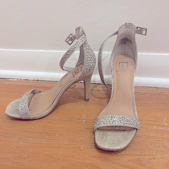 Material Girl | Shoes | Material Girl Formal Heels Champagne Color Size ...